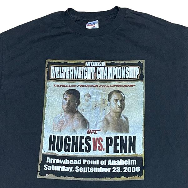 Vintage UFC 63 Hughes vs Penn T-shirt Wrestling 2006 – For All To Envy Vintage UFC 63 Hughes vs Penn T-shirt Wrestling 2006 – For All To Envy