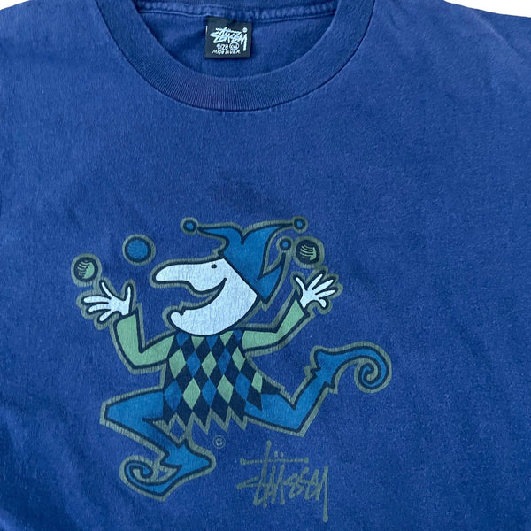 Vintage Stussy Jester T-shirt (made in USA) – For All To Envy