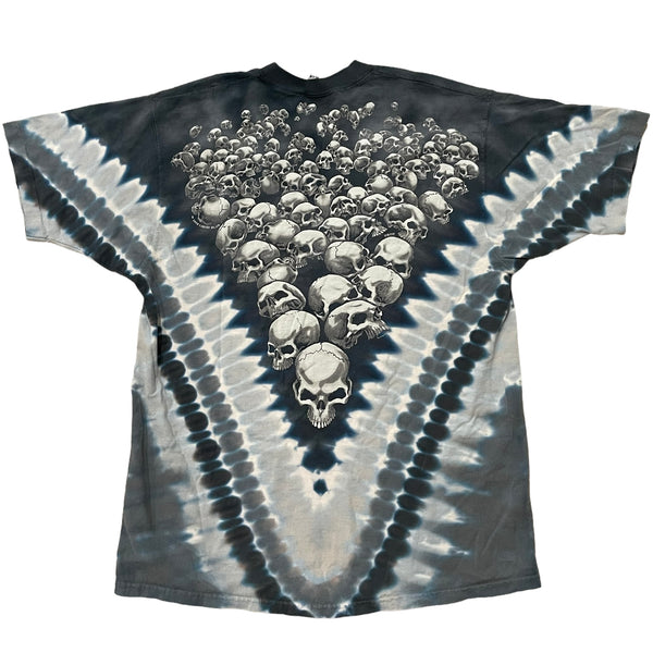 Vintage Liquid Blue Skulls T-shirt – For All To Envy