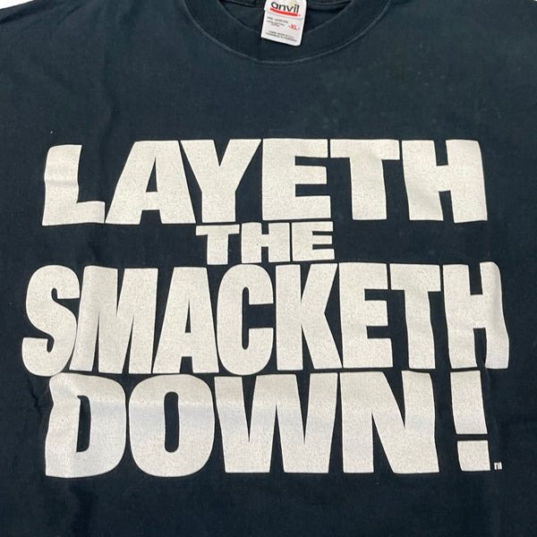 Vintage The Rock Layeth the Smackdown T-shirt – For All To Envy