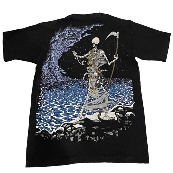 Vintage Ian Bohorquez Liquid Blue 1994 T-shirt Rosé Black Pink Grim ...