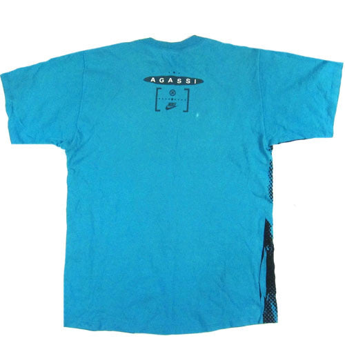 Vintage Andre Agassi Nike Tennis T-shirt 90s – For All To Envy
