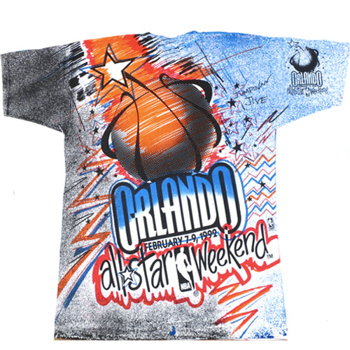 Vintage 1992 NBA All Star Weekend T-shirt Basketball Jordan Penny Shaq ...