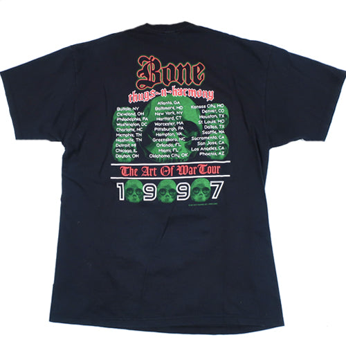 Vintage Bone Thugs N Harmony Art Of War T Shirt Hip Hop Rap Tour 1990 ...