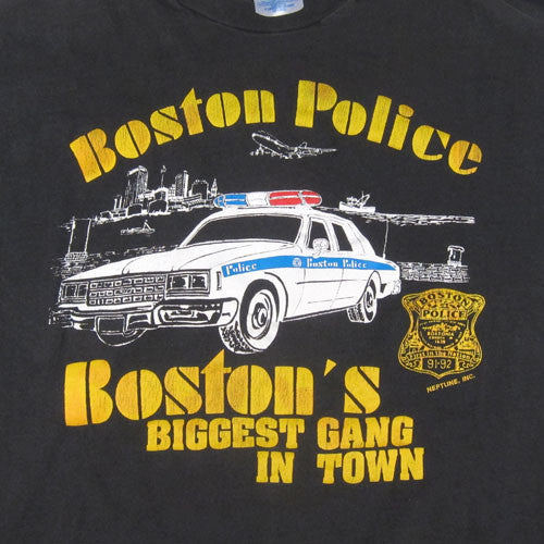 Vintage Boston Police T-shirt Cops The Town The Departed Massachusetts ...