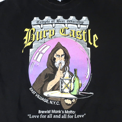 Vintage Burp Castle NYC T-Shirt Craft Beer Monks Bar – For All To Envy