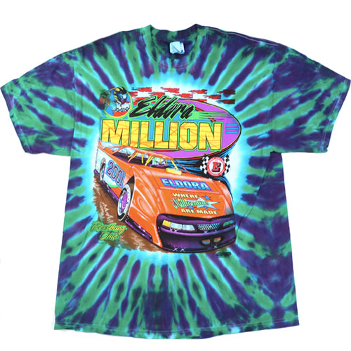Vintage Eldora Speedway 2001 T-shirt Racing Tie Dye Ohio – For All To Envy