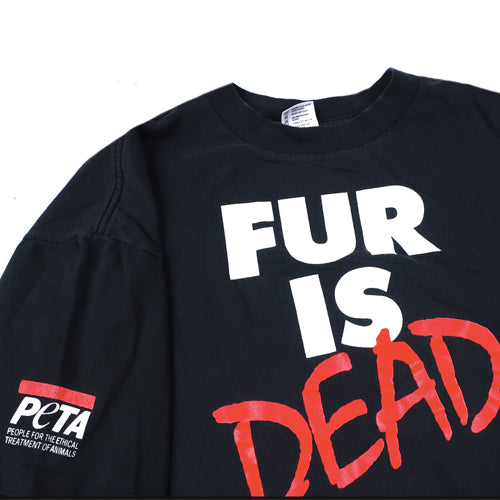 Vintage PETA Fur is Dead T-shirt 90s – For All To Envy