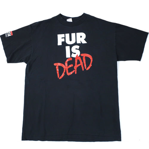 Vintage PETA Fur is Dead T-shirt 90s – For All To Envy