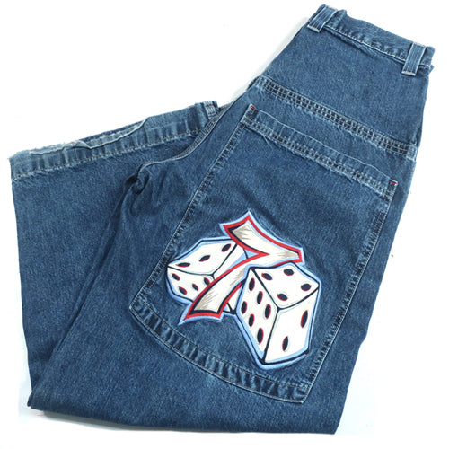 Vintage JNCO jeans Dice 90s Rave – For All To Envy