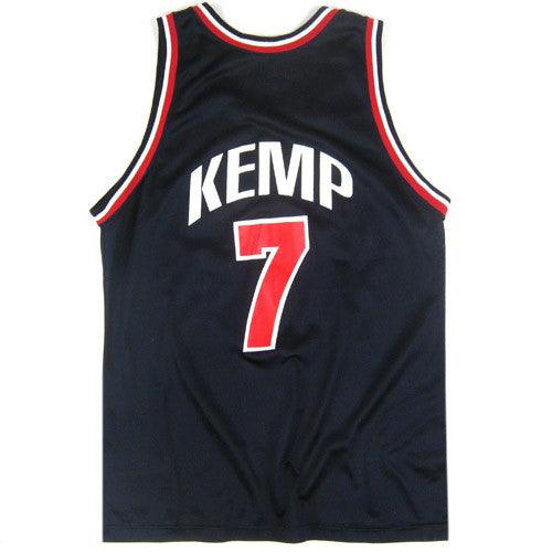 Vintage Shawn Kemp USA Dream Team Champion Jersey 90s NBA basketball ...