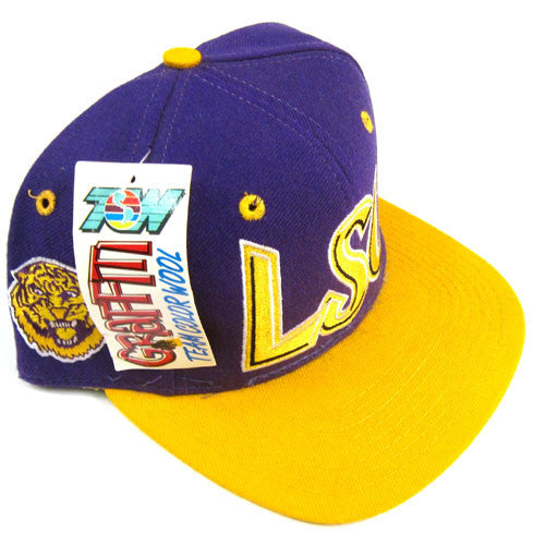 Vintage LSU Tigers Graffiti Snapback Hat – For All To Envy