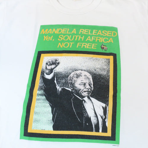 Vintage Nelson Mandela T-shirt 90s South Africa – For All To Envy