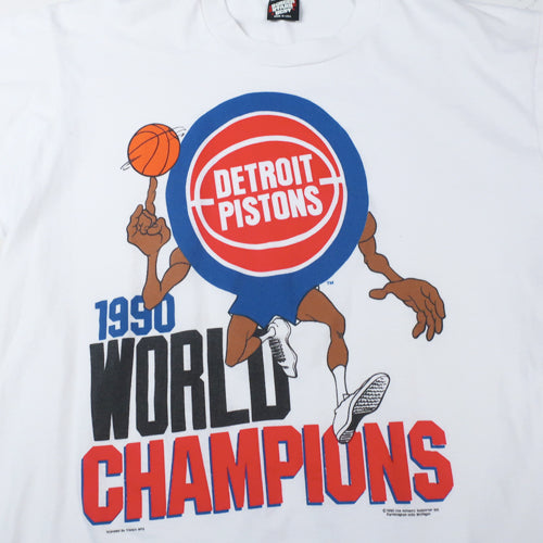 Vintage Detroit Pistons 1990 T-Shirt NBA Basketball Champs – For All To ...