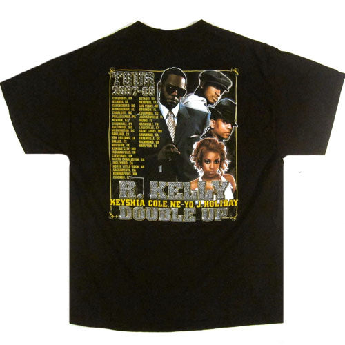 Vintage R. Kelly Double Up Tour T-Shirt Ne-Yo Keisha Cole R&B Hip Hop ...