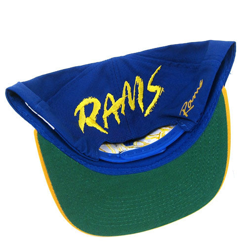 Vintage Snapback Snap Back Hat Los Angeles Rams Starter Underscore ...