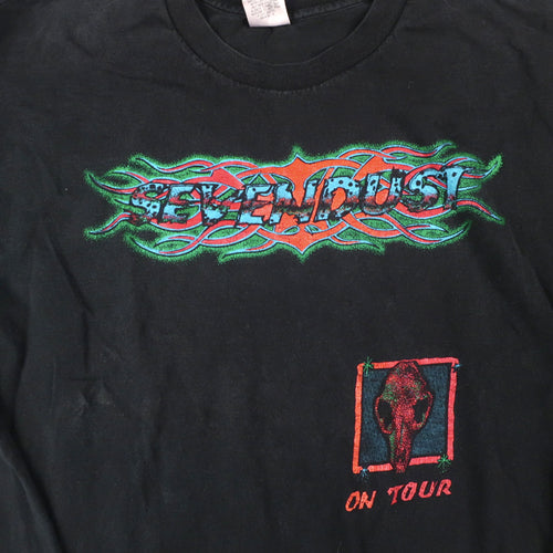 Vintage Sevendust T-shirt 90s Long Sleeve Band – For All To Envy
